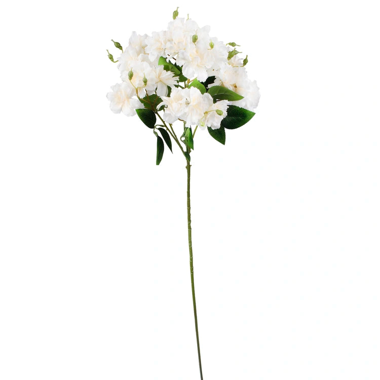 76cm Artificial Cream Azalea - Single Stem - Artificial Flower ...