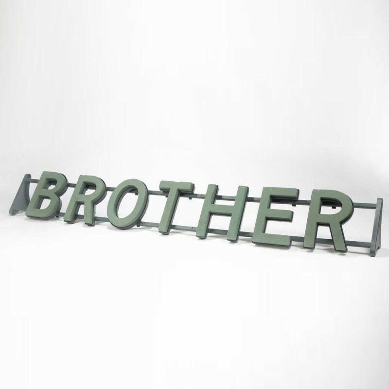 Brother Plastic Backed Letter Frame - Wet Foam - Val Spicer - LARGE IT ...