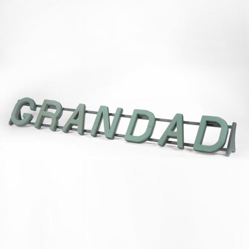 Grandad Plastic Backed Letter Frame - Wet Foam - Val Spicer - LARGE IT ...