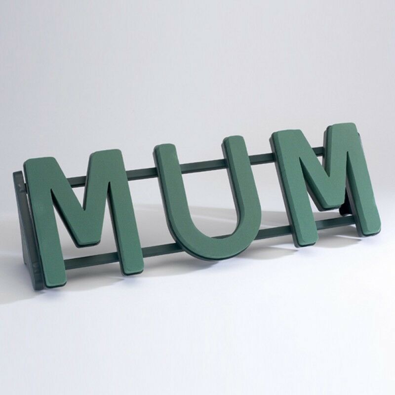 Mum Plastic Backed Letter Frame - Wet Foam - Val Spicer - LARGE ITEM ...